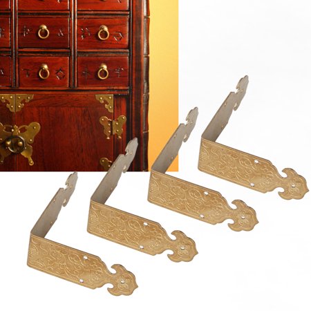 Box Corner Protectors, 10 Sets Chinese Antique Decoration Wooden Box ...