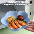 Plastic Small Snack Plates Set of 5 with Storage, 7 Inch Multipurpose ...