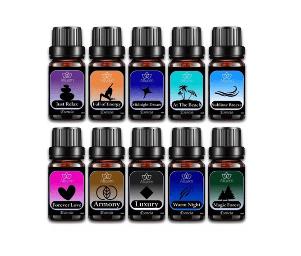 Kit con 10 esencias para difusor ALLUEM Aromas Premium Perfumes ...