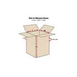 Box Partners Multi-Depth Corrugated Boxes 14" x 10" x 6" Kraft 25 ...