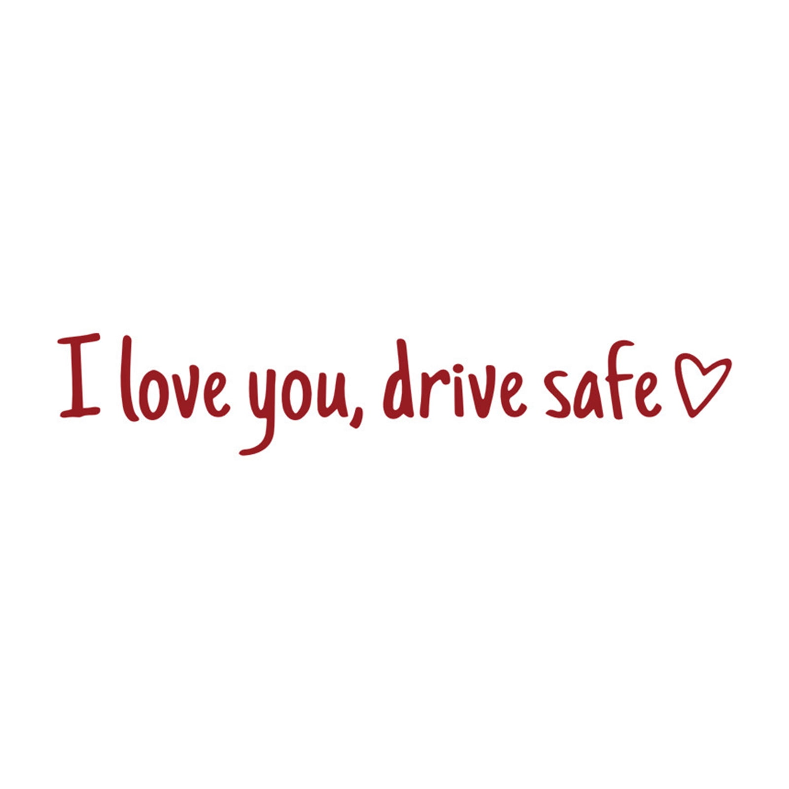 Click here for Visland I Love You Drive Safe Stickers Rear View M... prices