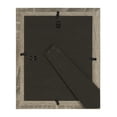 Mainstays 8x10 Weathered Photo Frame Rustic Gray with Glass and Easel ...