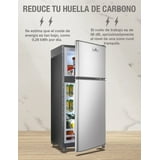 Refrigerador 2 Puertas Red Velvet Freezer Acero 150l 5.3 Ft | Walmart ...
