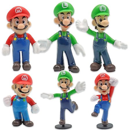 18pcs Anime Super Mario Figure Toy Model Characters | Walmart Canada