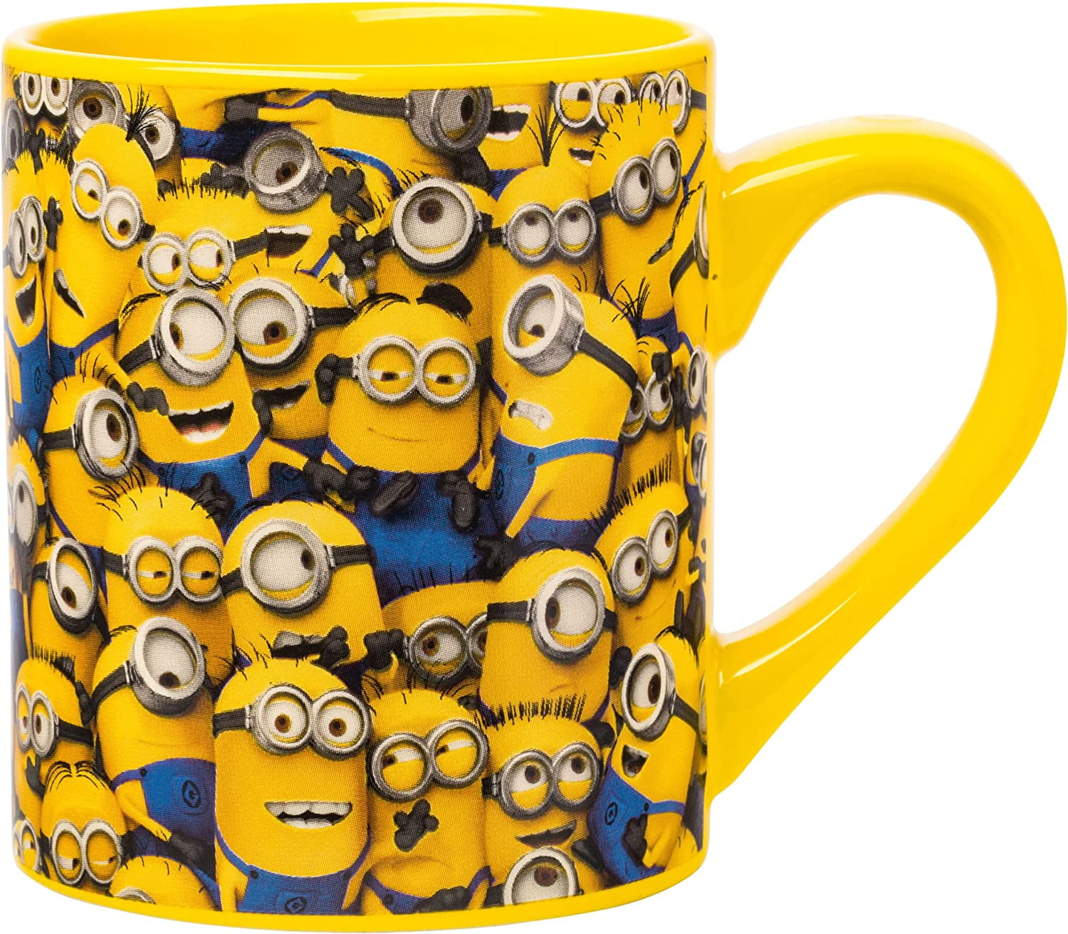 Universal's Despicable Me Cluttered Minions Ceramic Coffee Mug, 14 ...