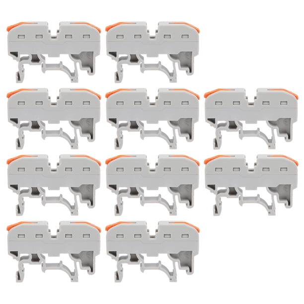 Din Rail Terminal Blocks, Impact Resistant Electrical Cable Blocks For ...