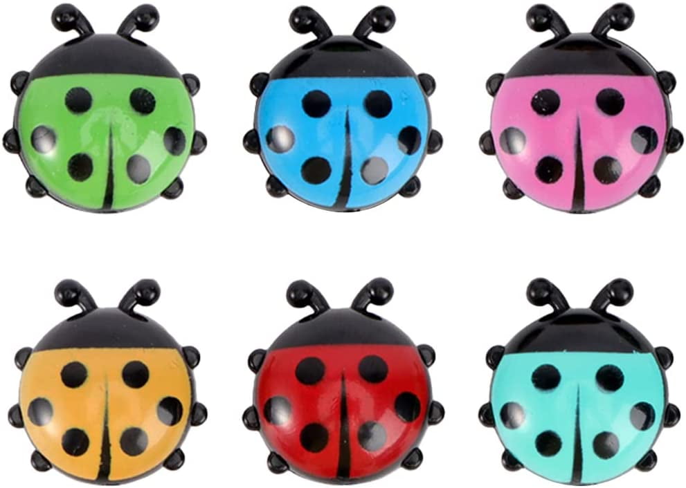 6 Pcs Ladybug Refrigerator Magnets - Cute and Colorful Insect Magnet ...