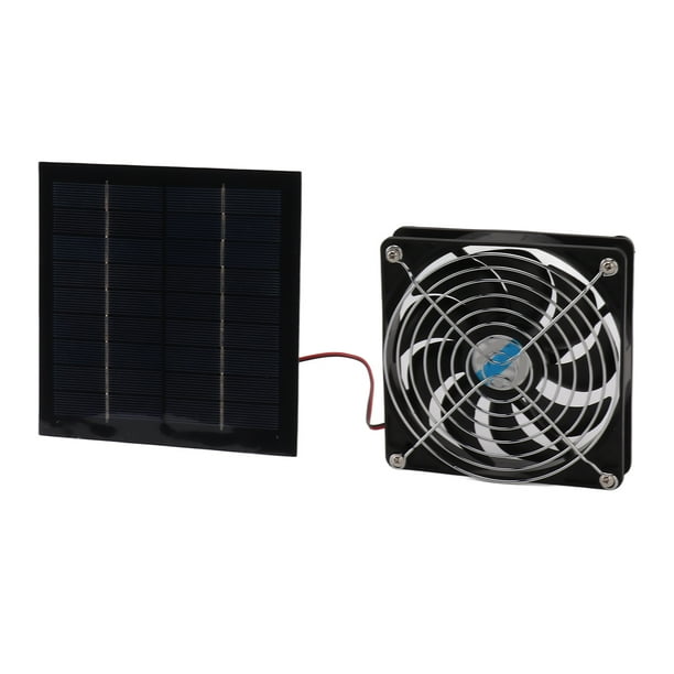 Solar Panel Powered Fan Kit, Silent Operation Solar Panel Exhaust Fan ...