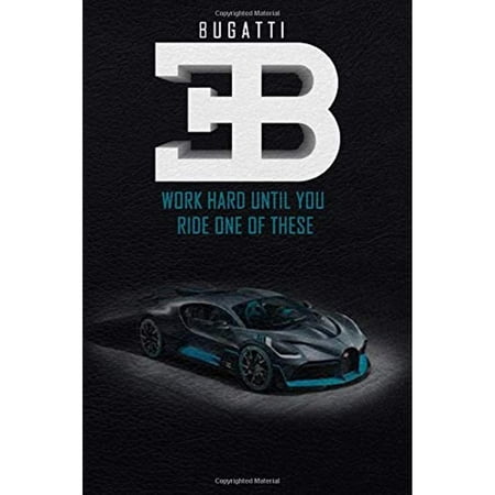 Bugatti: Supercars Journal / Diary / Notebook for boys & Men, for Fast ...