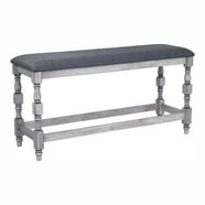 Global Furniture USA Diana Black Bench - Walmart.com