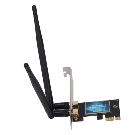 ANGGREK Pcie WiFi Card,WiFi Card 11N Wireless Technology 300Mbps PCI‑E ...