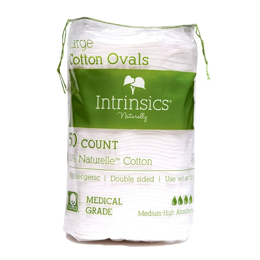 Intrinsics Naturally 100% Naturelle Large Cotton Ovals 3" (50 Count ...