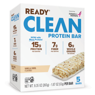 Ready Clean Protein Bar, Chocolate Chip, 5 Count Bars - Walmart.com
