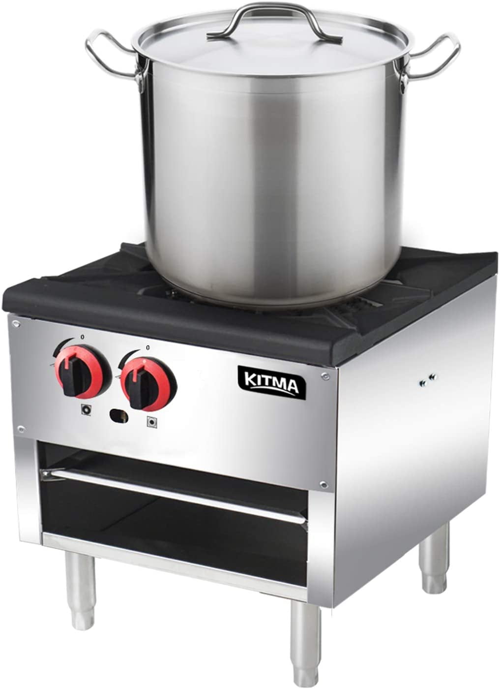 18 Inches Single Stock Pot Stove - KITMA Natural Gas Countertop Stock ... 18 Inches Single Stock Pot Stove - KITMA Natural Gas Countertop Stock ...