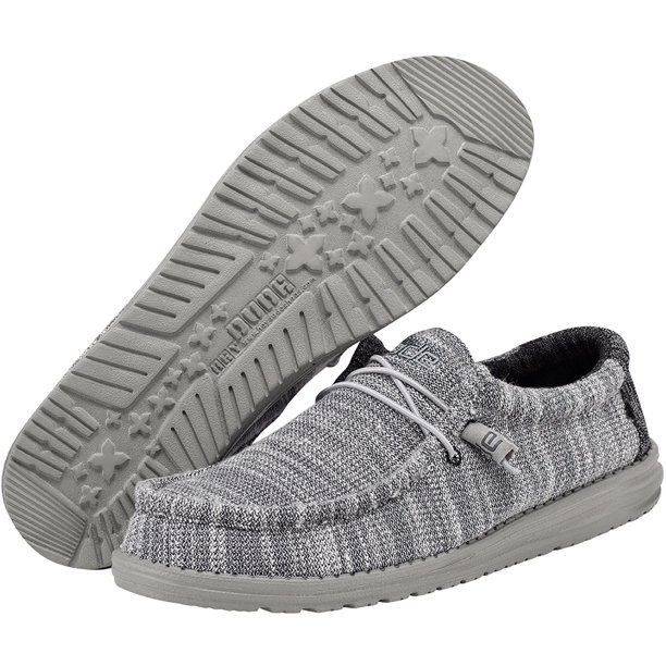 Hey Dude Mens Wally Stretch – Platinum Mix - Walmart.com