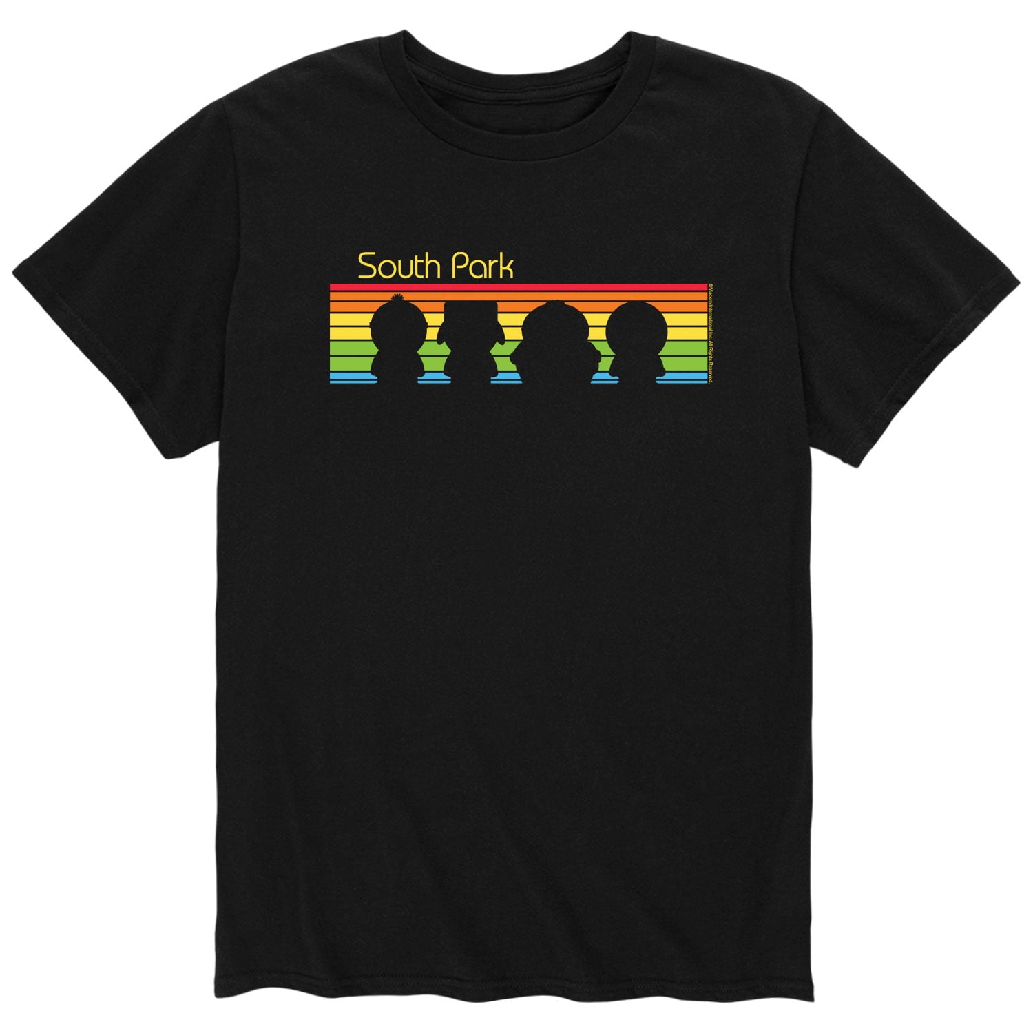 South Park - South Park Characters - Men's Short Sleeve Graphic T-Shirt ...