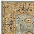 SAFAVIEH Heritage Dexter Traditional Wool Area Rug, Blue/Gold, 11' x 15 ...