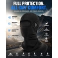 Breathable Balaclava Face Mask, Lightweight Full Face Cover for Cycling ...