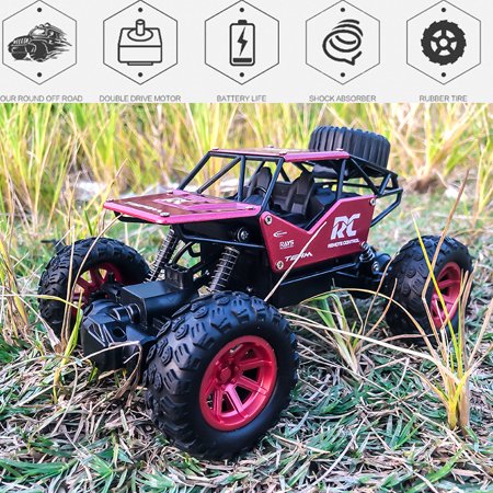 RXIRUCGD Toys Gifts 1/18 2.4GHZ 4WD Radio Remote Control Off Road RC ...