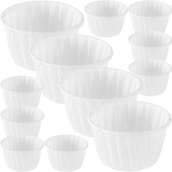 100Pcs Cupcake Paper Baking Cups Wrapper Liners Cake, Foil Cupcake ...