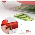 Signora Ware, Small Mandoline Slicer, Adjustable Blade, Container Red ...