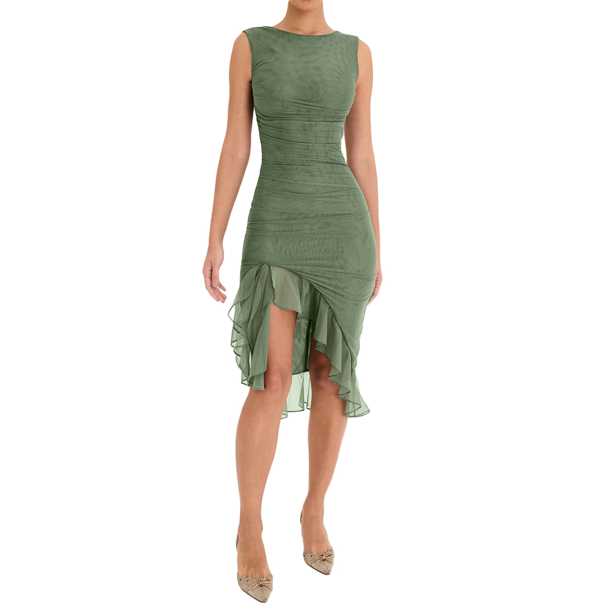 Click here for Xiaxaixu Women Sheer Meshdress With 3d Flower fair... prices