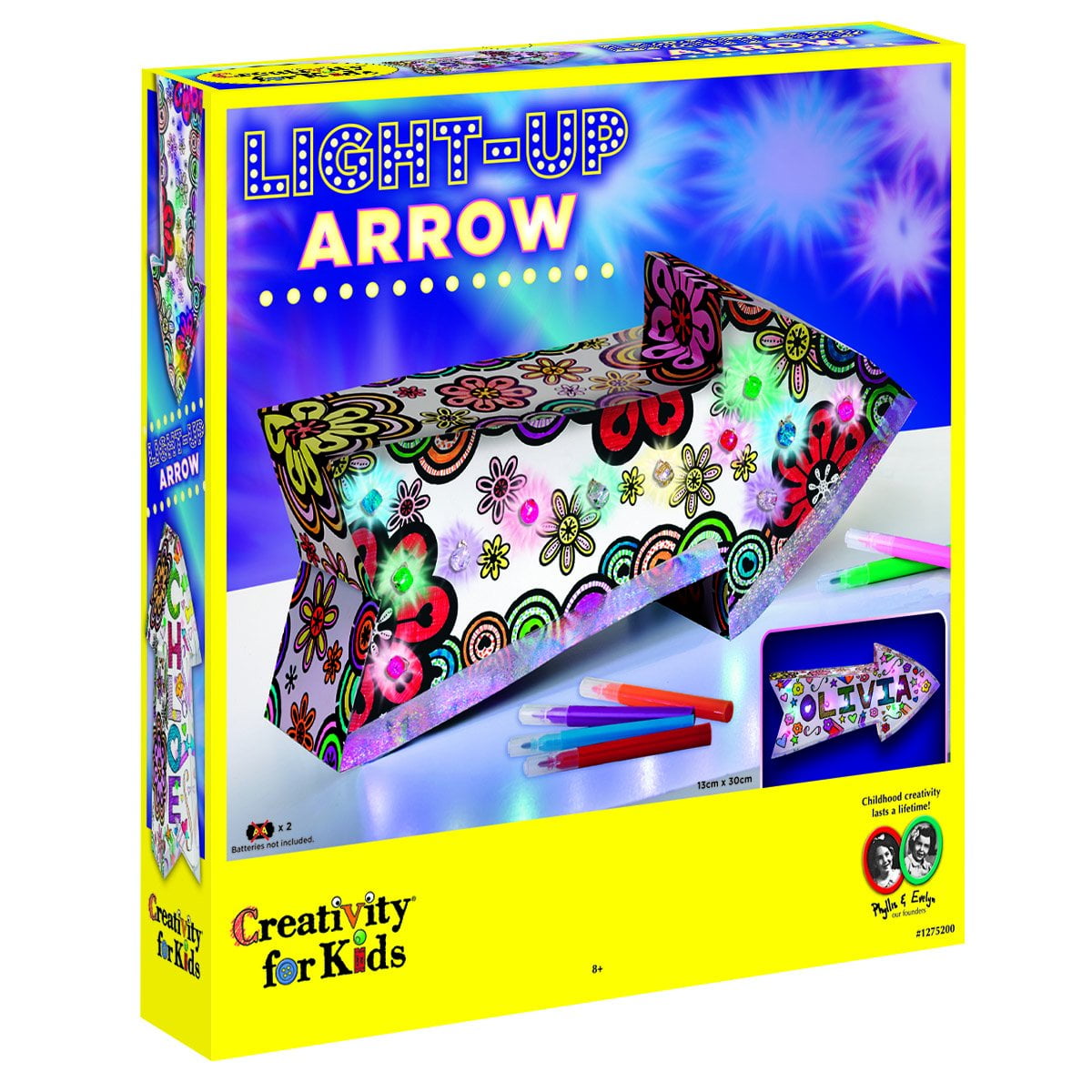 Faber-Castell 1275 Creativity for Kids Light Up Marquee Playset ...