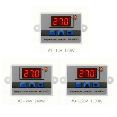 12V 24V 110V 220V professional W3002 digital LED thermostat 10A thermostat | Walmart Canada