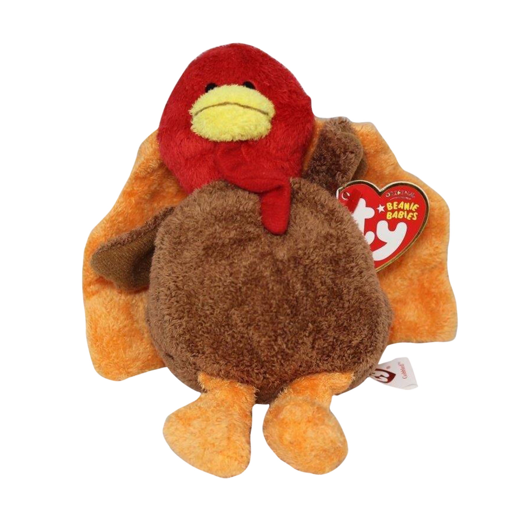 Ty Beanie Baby: Gobbled the Turkey | Stuffed Animal | MWMT's - Walmart.com