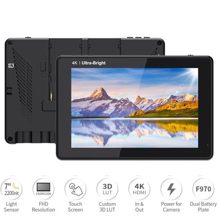 Monitor, DC Output Interface SLR Camera Monitor 160° Ultra Wide Angle ...