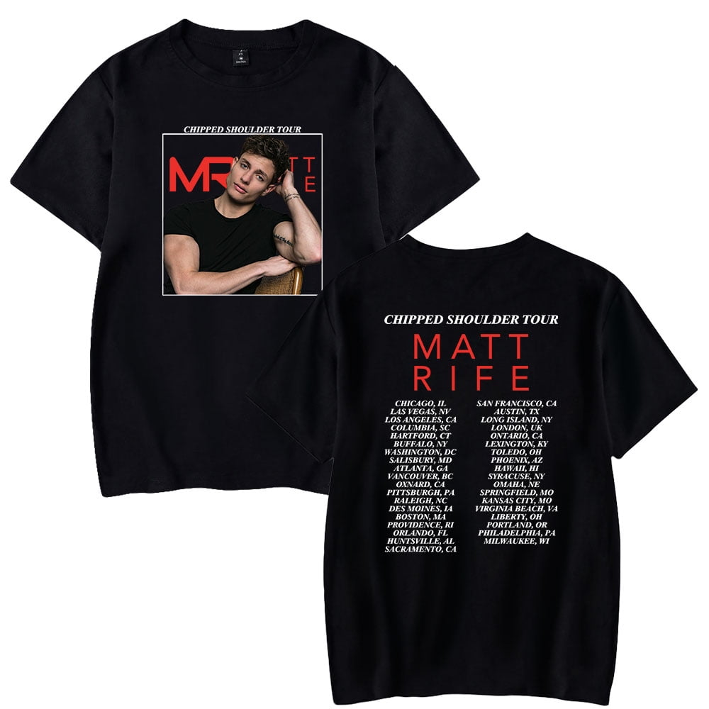 Matt Rife Chipped Shoulder Tour T-shirt 2023 Problemattic World Tour ...