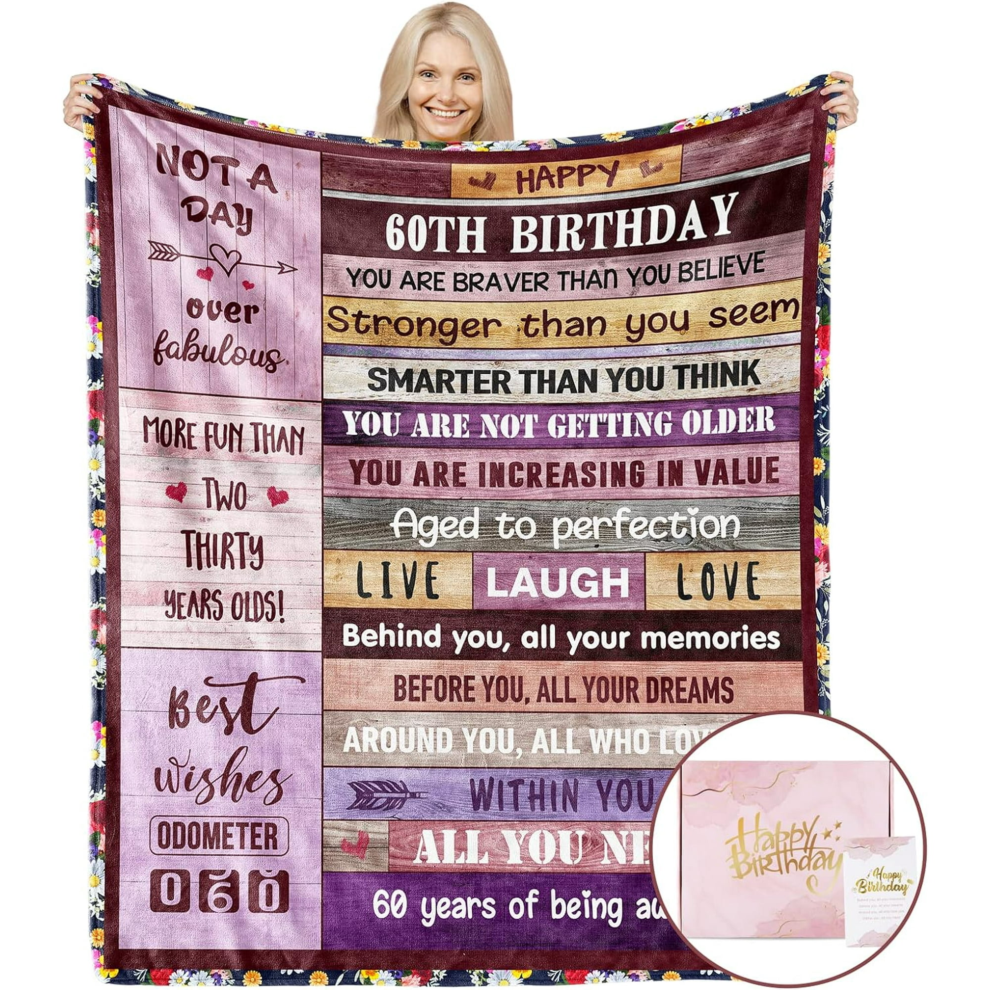 Click here for Xzyg 60 Birthday Gifts For Women With Gifts Box Gi... prices