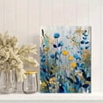 Abstract Floral Canvas Wall Art, Modern Flower Decor for Living Room ...