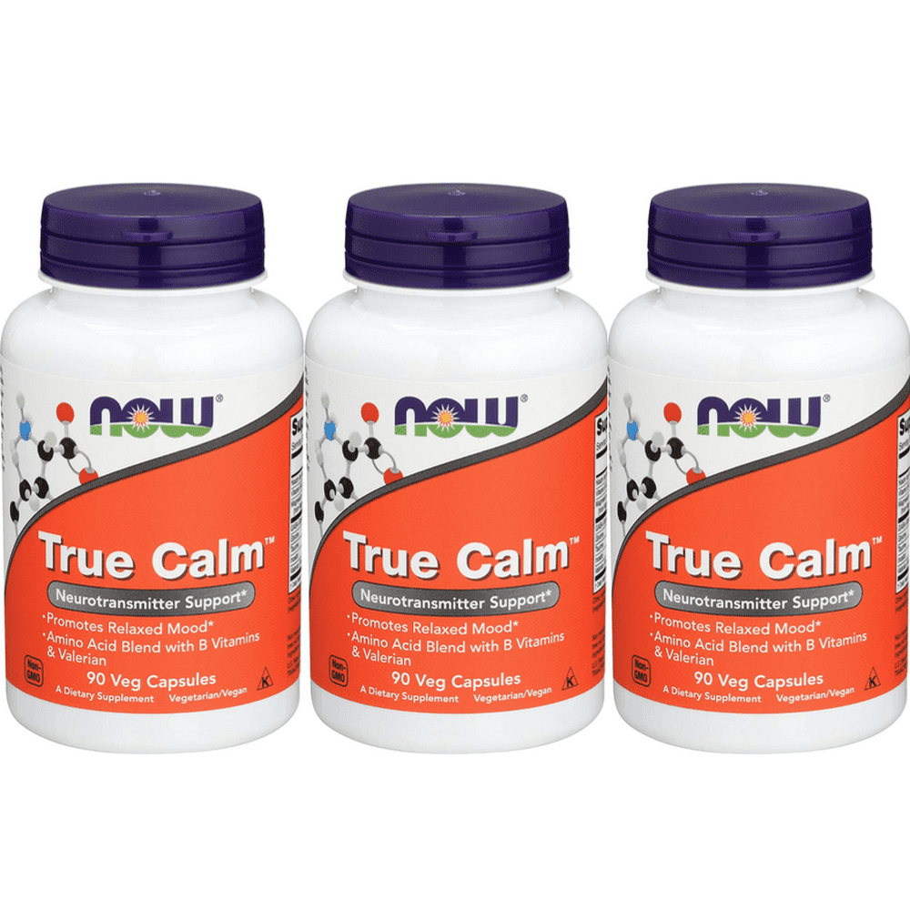 Now Foods - True Calm, 90 Veggie Caps - 3 Packs - Walmart.com - Walmart.com