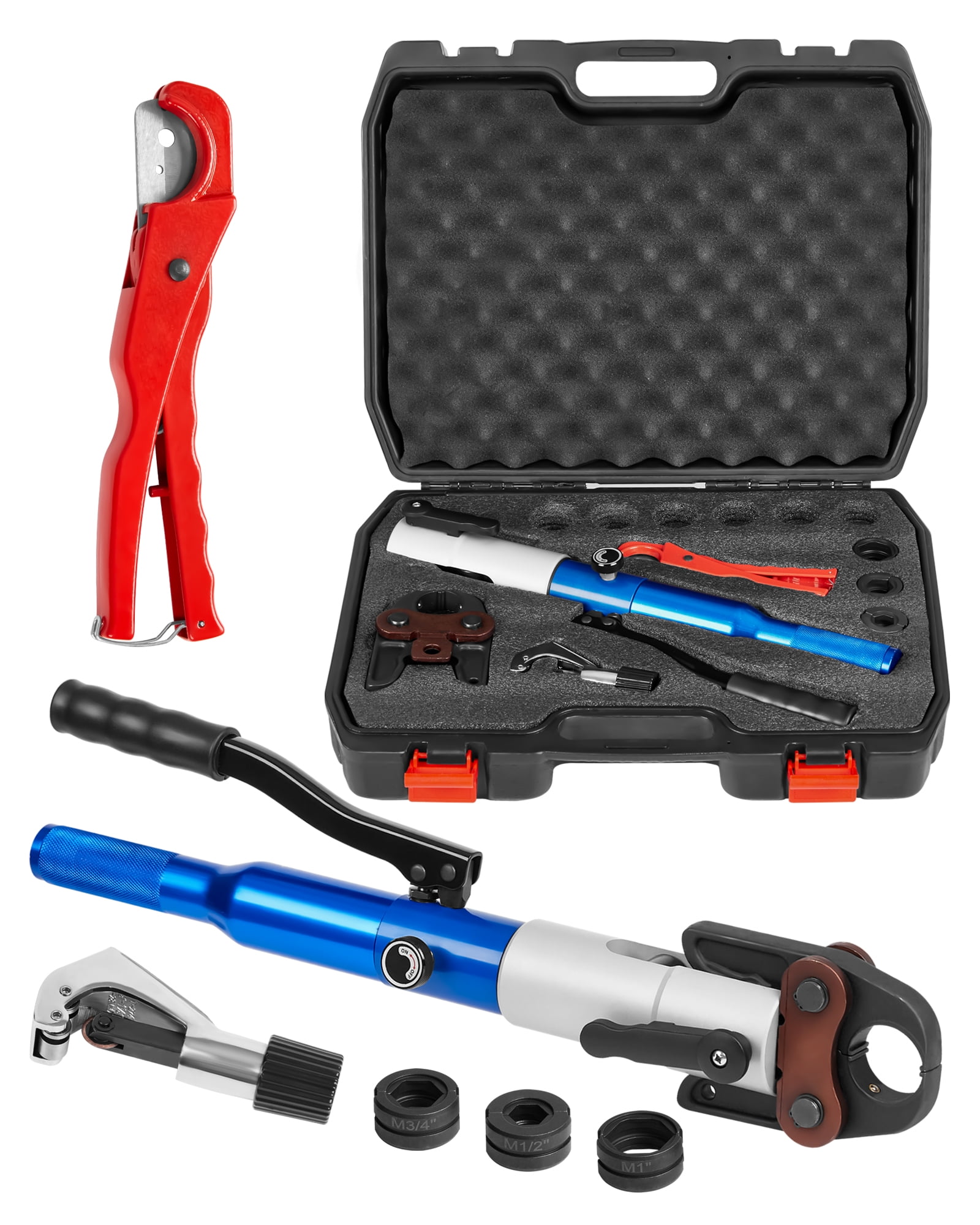Hydraulic Cable Lug Crimper, Electrical Terminal Cable Wire Tool Kit ...