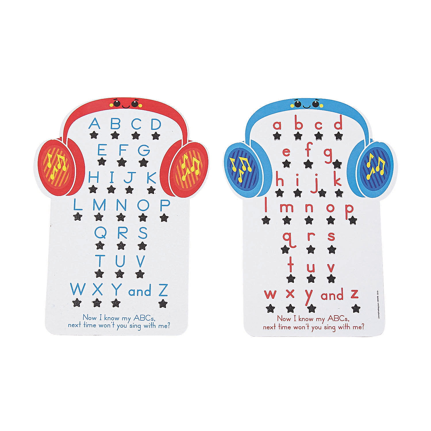 Sing The Alphabet Sensory Cards - Educational - 30 Pieces - Walmart.com