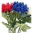 1Pc Patriotic Artificial Baby Breath Bouquet, Red White Blue Faux ...