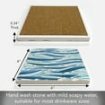 Thirstystone "Sparkling Waves" Single Tumbled Tile Coaster - Walmart.com
