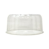 Pactiv Rose Pattern Plastic Cake Container 13", Black Base/Clear Lid ...