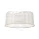 Pactiv Rose Pattern Plastic Cake Container 13", Black Base/Clear Lid ...