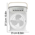Clearance! Fans Mount Portable Fan 4 Color 3 Speed Mini Frost Fan ...