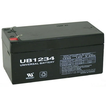 UB1234 12V 3.4AH Sealed Lead Acid Battery F1 TT - Walmart.com