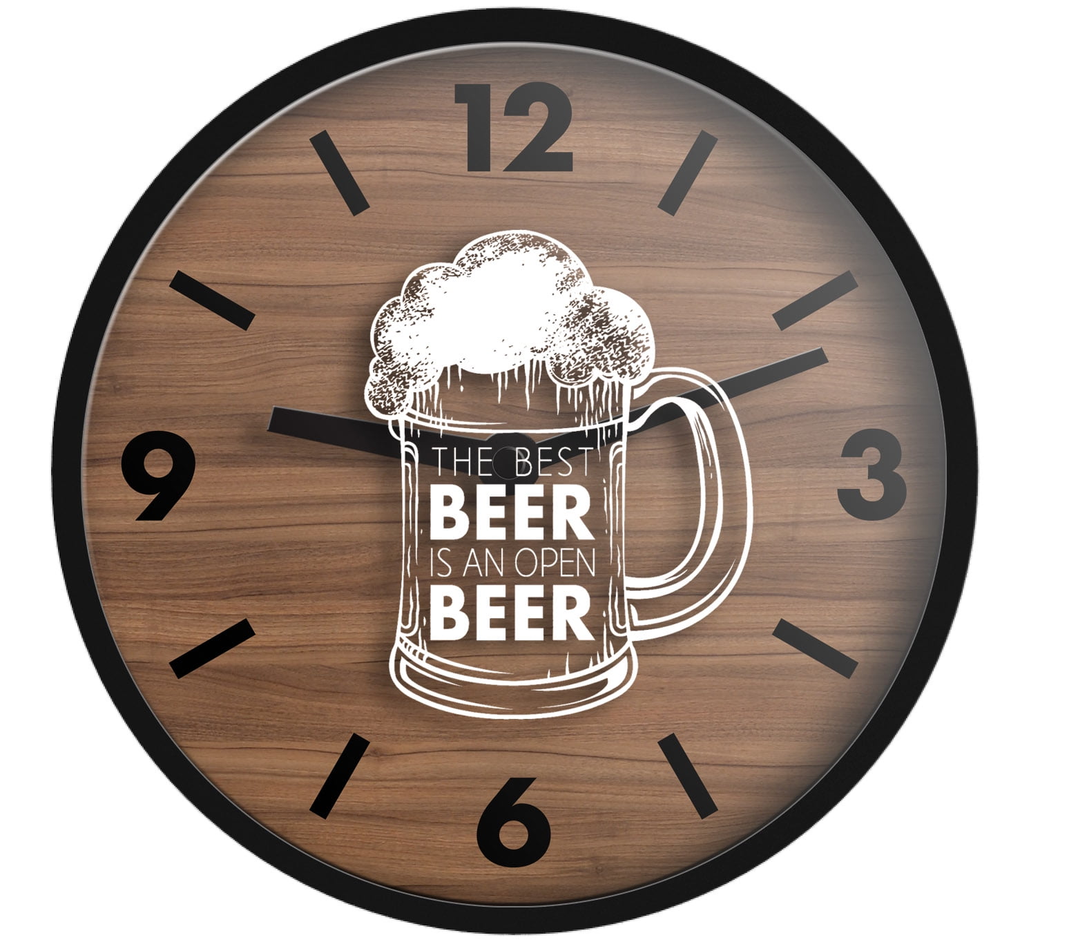 Westclox 16" Beer Wall clock, 16 In. Diam x 2H - Walmart.com