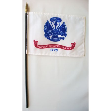 Army - 4"X6" Stick Flag - Walmart.com