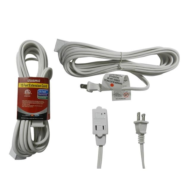 Familymaid 32733 15 ft. Extension Cord - Pack of 72 - Walmart.com