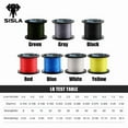 SISLA Braided Fishing Line, 4 Strand PE Multifilament, Strong Durable ...