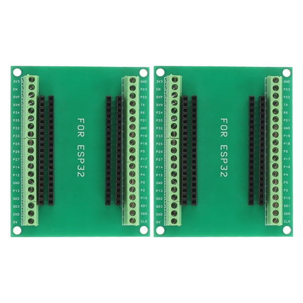ES Breakout Board,2Pcs ESP32 Breakout Board Microcontroller Development ...