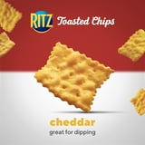 RITZ Toasted Chips Cheddar Crackers, 8.1 oz - Walmart.com