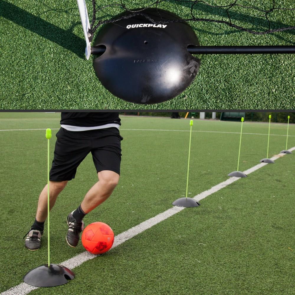 QUICKPLAY 6.5lb Base Weights: Solid Rubber Agility Pole Base & Sports ...