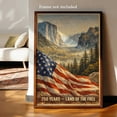 Affixzi Vintage Patriotic Wall Art, Landscape Poster Print, Nature ...